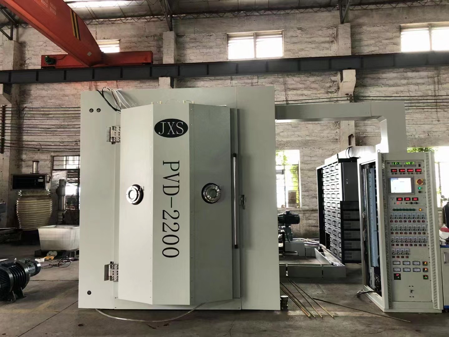 8t Hardware Gold PVD Plating Machine PLC Control ISO9001