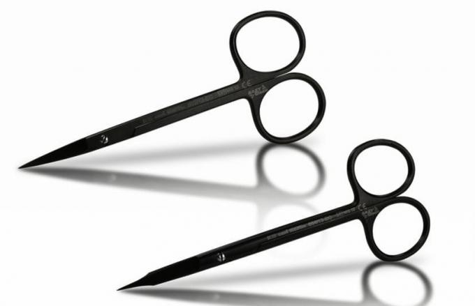 Durable Stainless Steel Barber Scissors / Surgical Medical Instrument ...